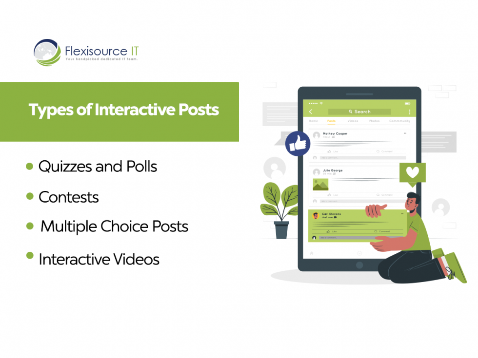 How to Make Your Social Media Posts Interactive - Flexisource
